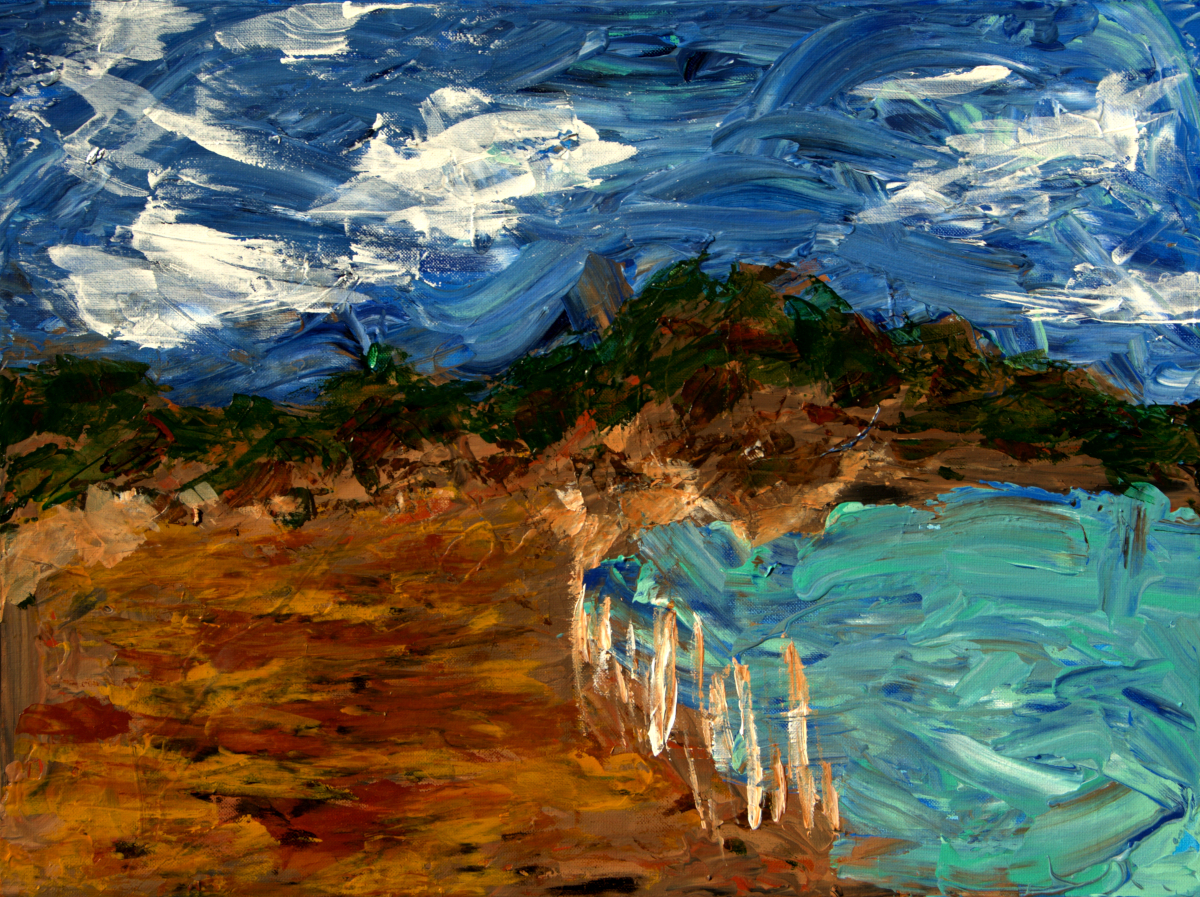 Windy Day at Pelican Point – Peter Murray